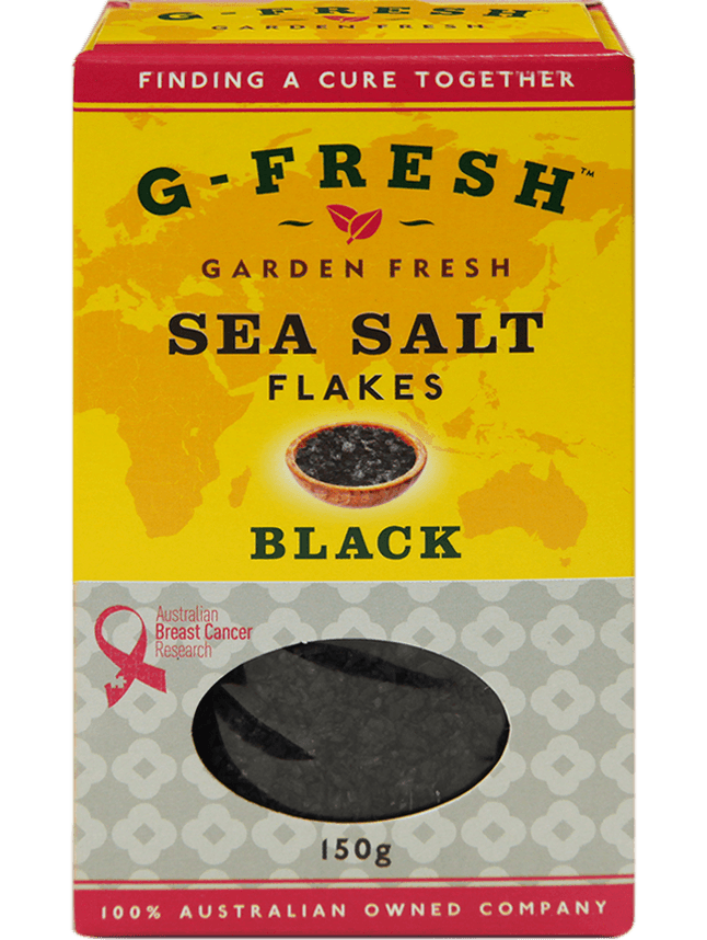 Sea Salt Flakes (Black) – G-Fresh
