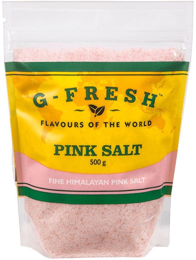 Himalayan Pink Salt (Fine) 500g refill bag – G-Fresh